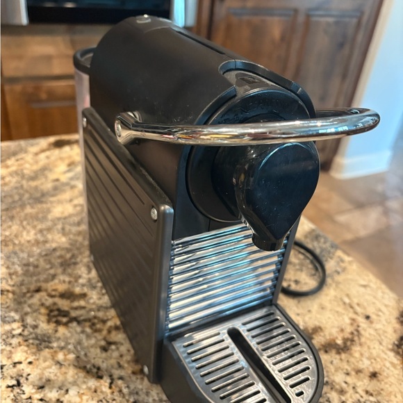 Nespresso | Kitchen | Nespresso Black And Silver Coffee Machine | Poshmark